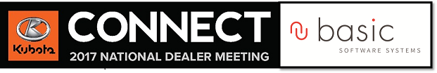 Basic Software Systems to Attend Kubota 2017 National Dealer Meeting - October 21 - 25, 2017 ...